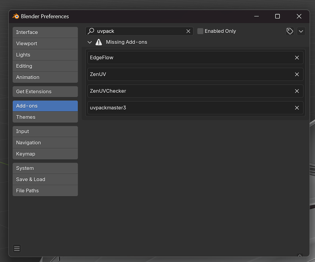 Loss of Blender Shortcuts and Addons - Development - Ynput community